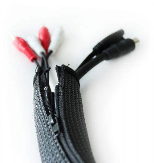 Cable Sock With Zip - Black | BOSSCOM Europe